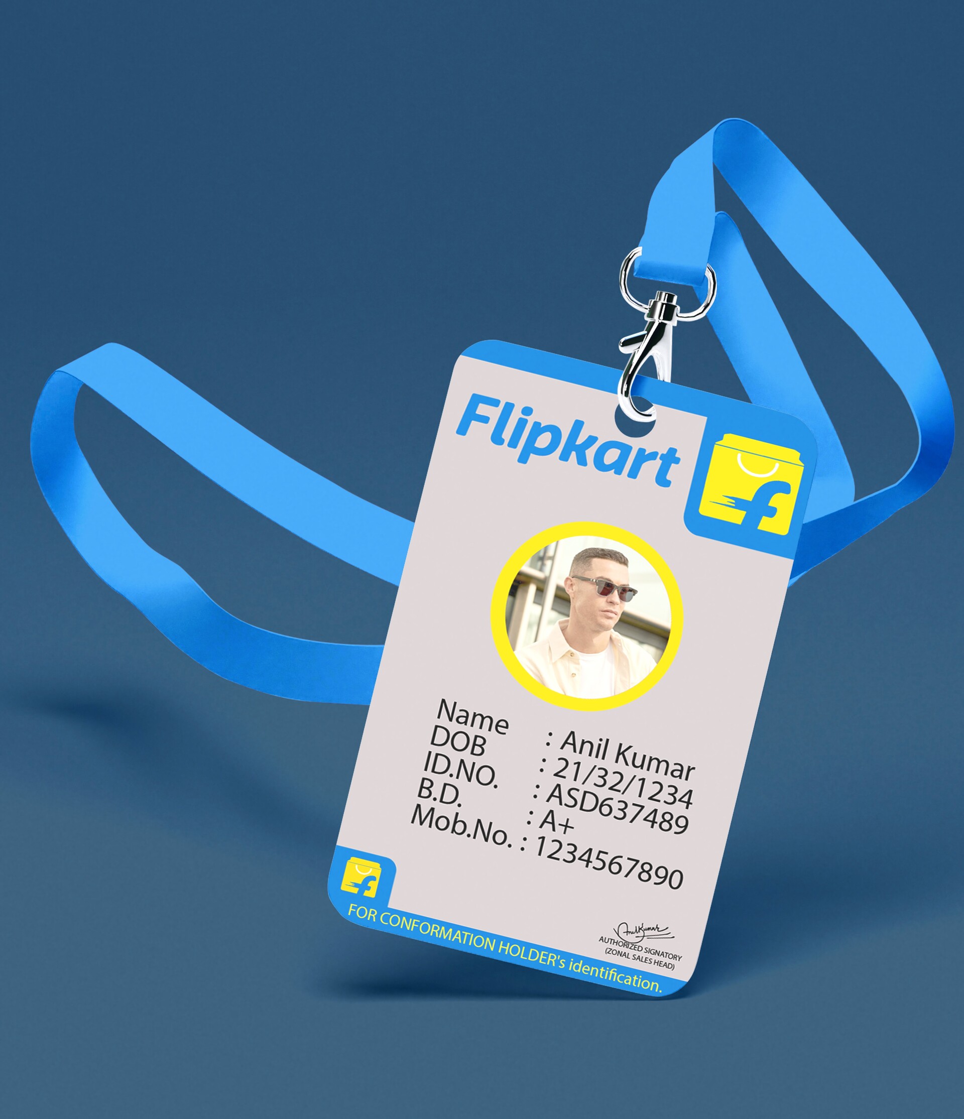 ArtStation - Office ID Card Design Template with Variable ( Adobe ...