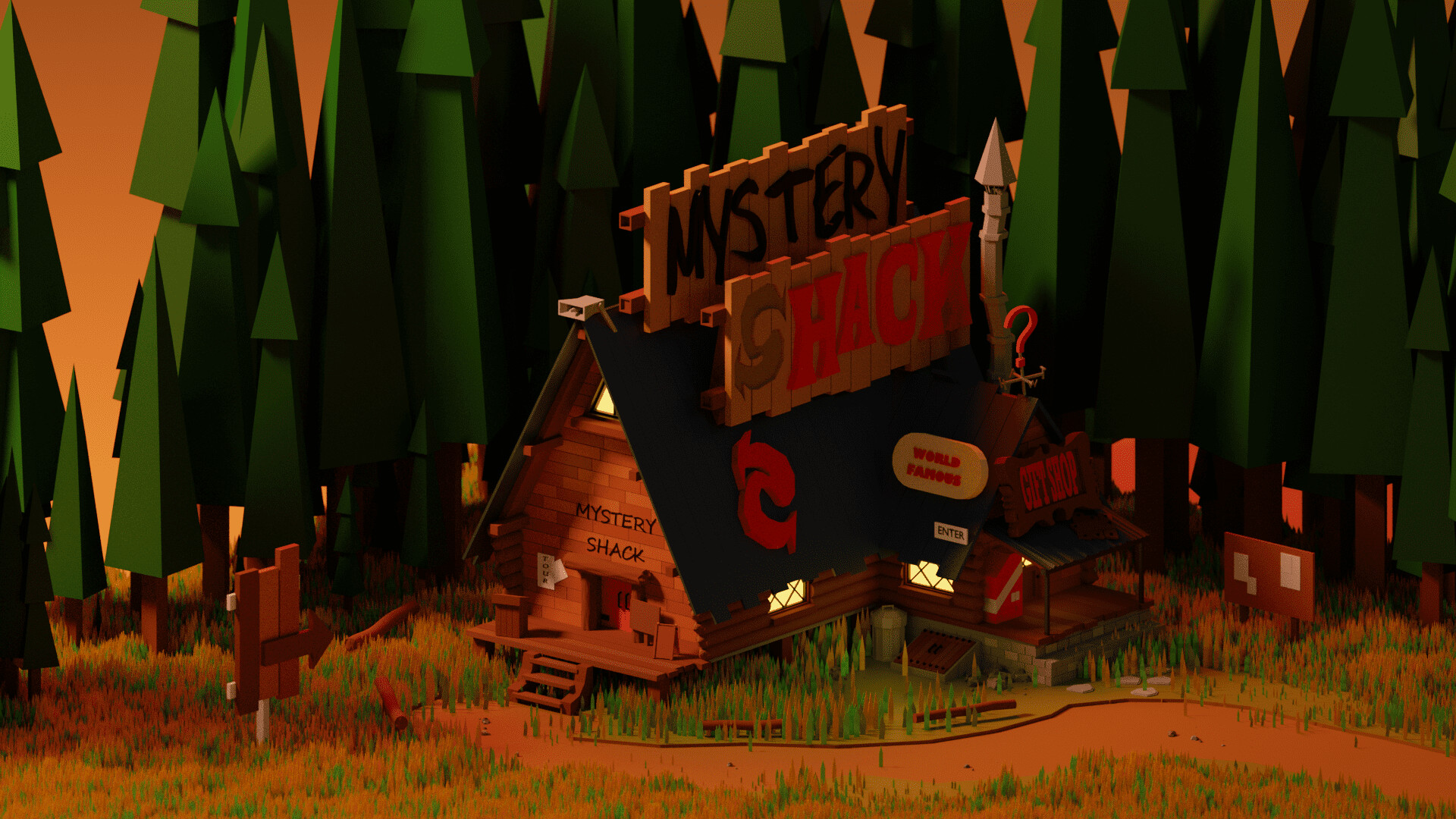 ArtStation - Gravity Falls