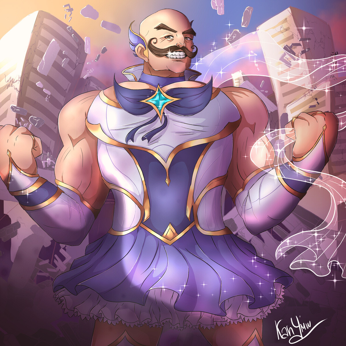 Cassandra FRG - League of legends Braum Starguardian skin