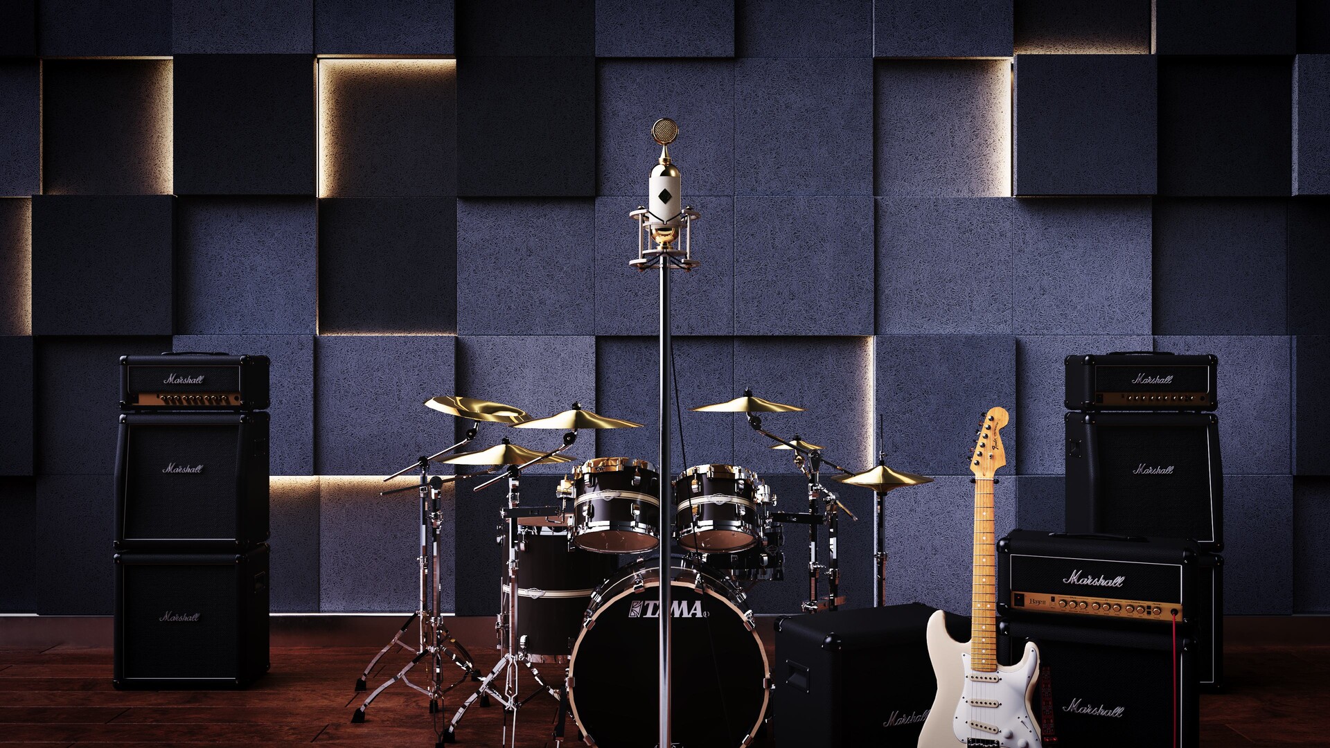 ArtStation - Acoustic sound absorbers vizualization vol. 3