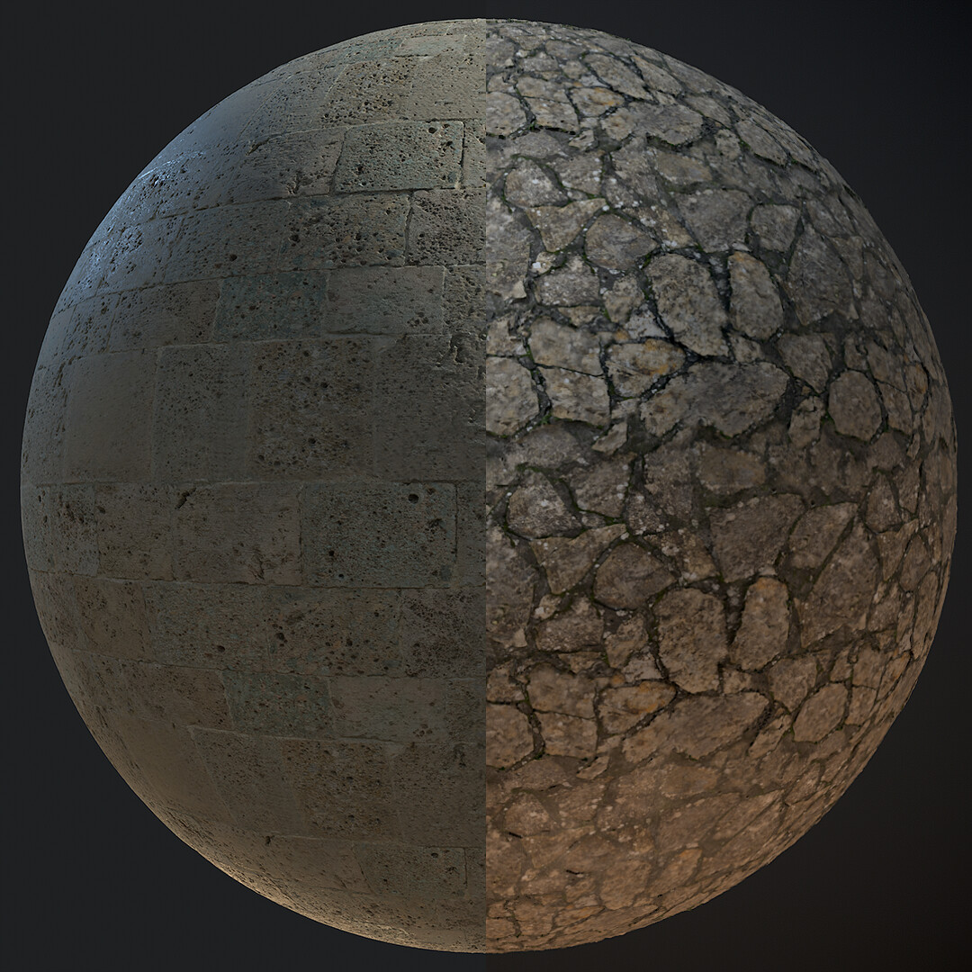 ArtStation - Photogrammetry material: wall and floor