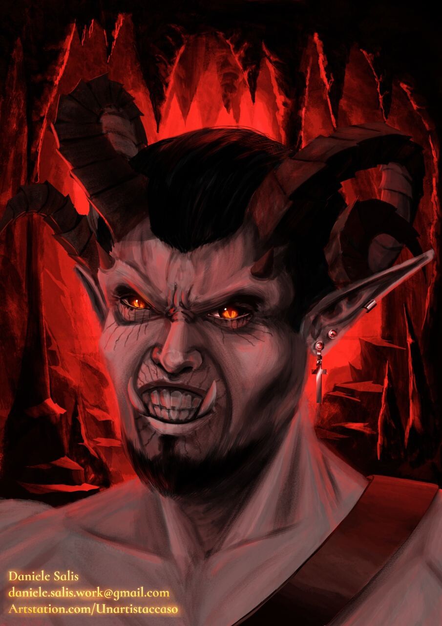 ArtStation - Demon Portrait