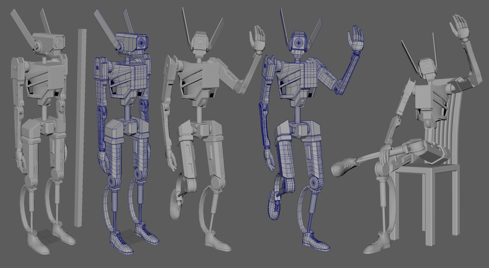 Jack Ellison - Robot Mech Blockout ~1.5 Day Project To Assist a Concept ...