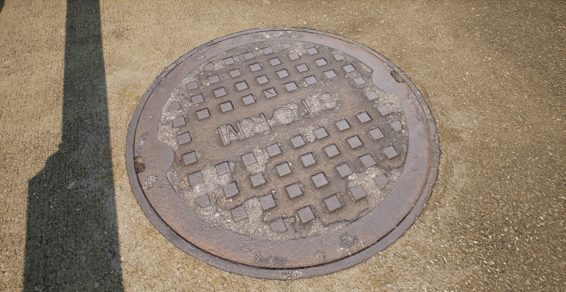 ArtStation - Manhole Decal