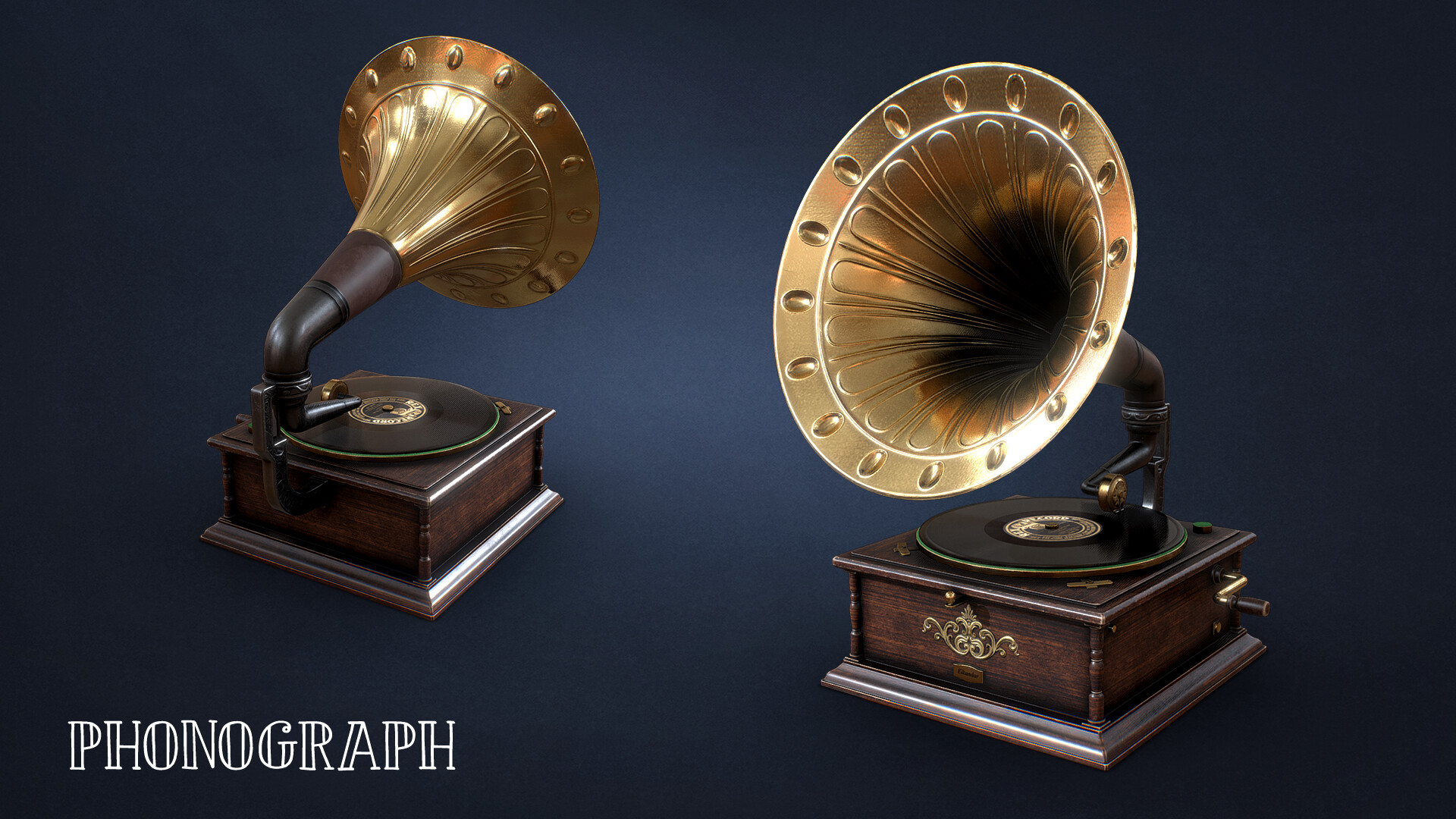 ArtStation - Victorian Phonograph