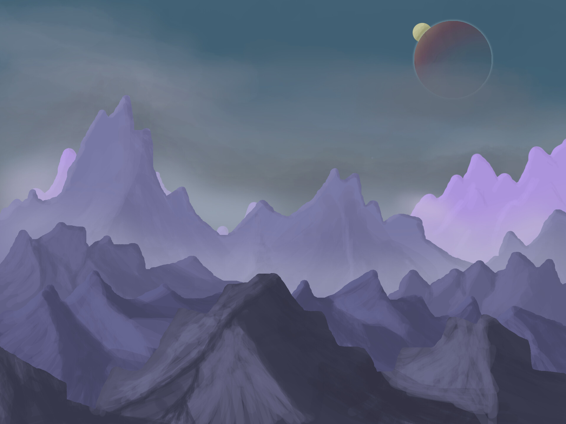 ArtStation - Bleak Mountains