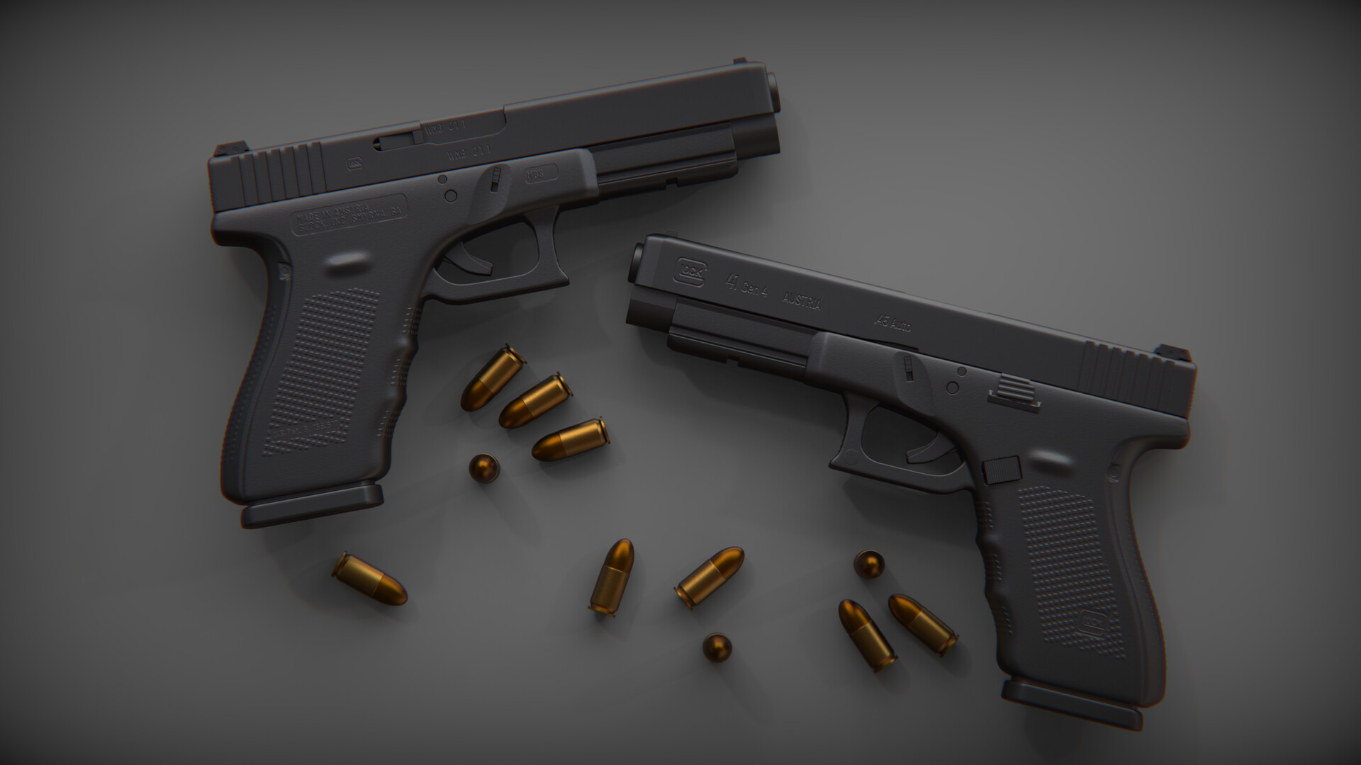 The Art of Marc Tan - ZBrush Glock 41 Gen 4