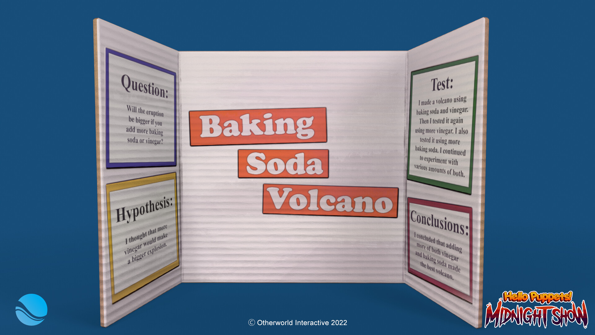 Leslie Wenglein, 3d Artist - Baking Soda Volcano