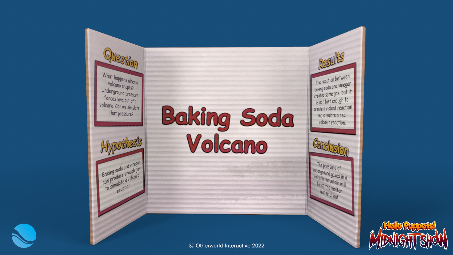 Leslie Wenglein, 3d Artist - Baking Soda Volcano
