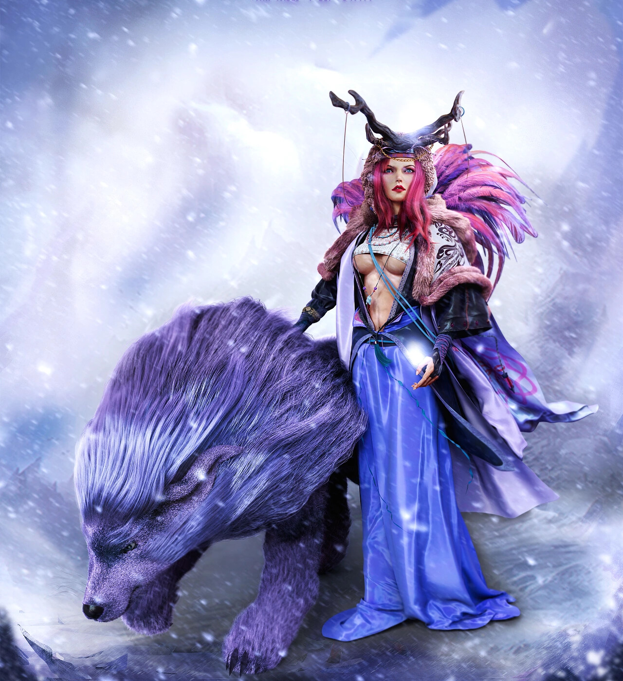 巧课力 CGmomo - 【学生作品】李柏岑 --《Diana》