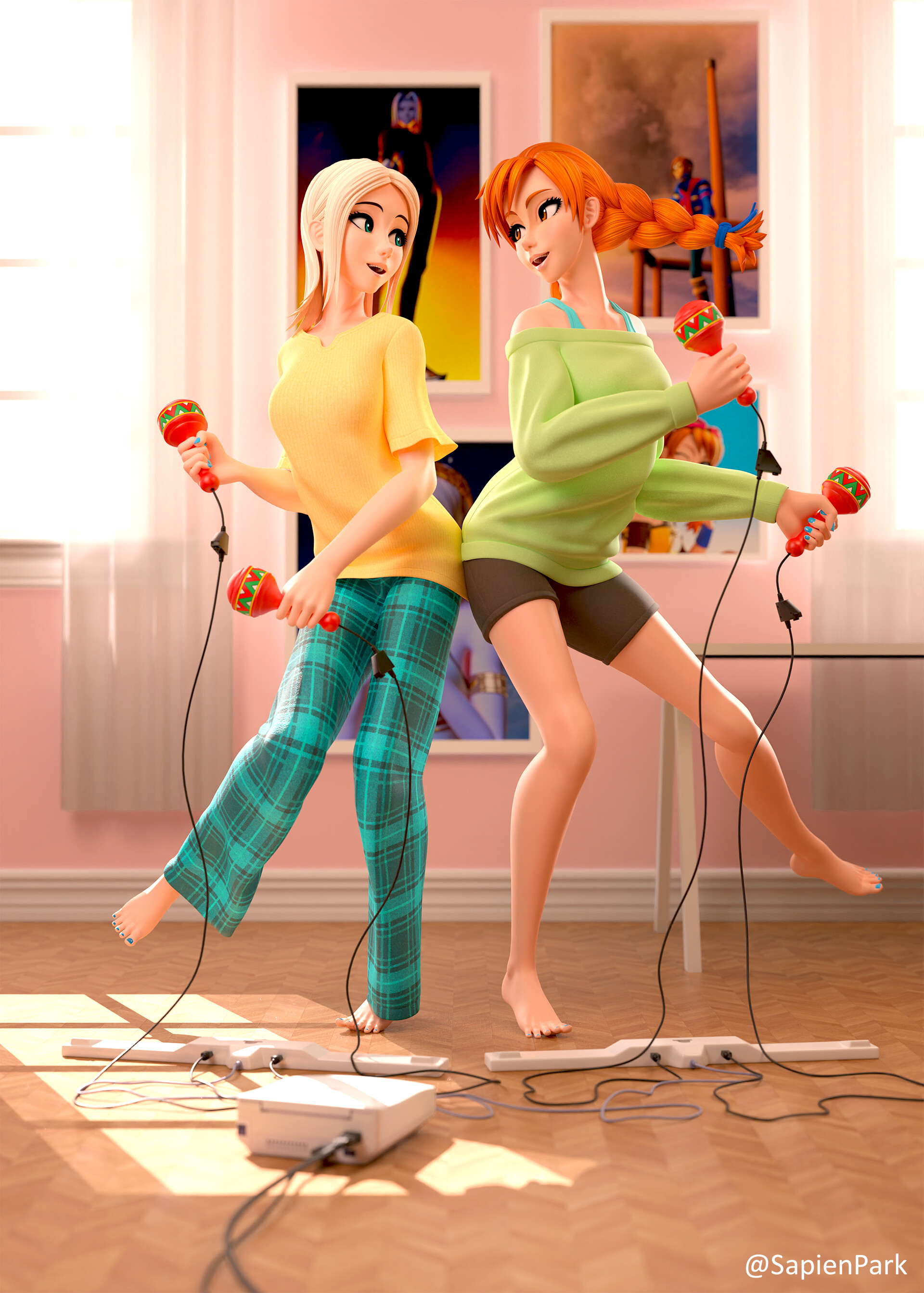 ArtStation - Samba de Amigo Between Friends