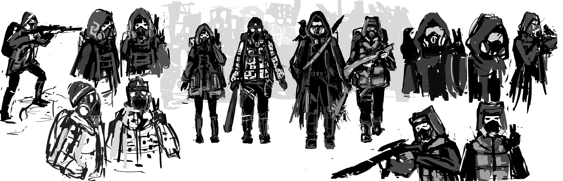 ArtStation - character design. winter