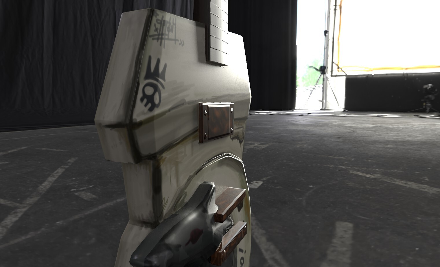 Gray Bello - Guitar Hero Ratticus Norvegicus Toilet Guitar