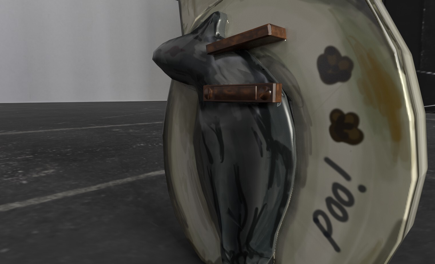 Gray Bello - Guitar Hero Ratticus Norvegicus Toilet Guitar