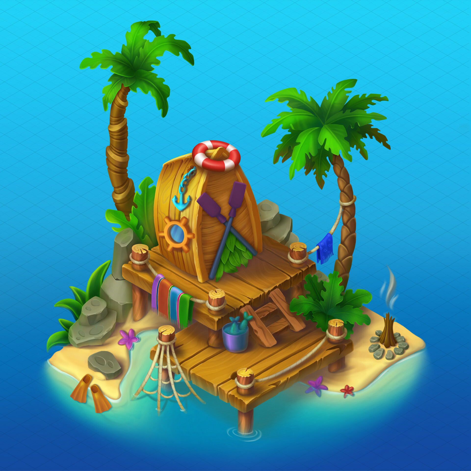 ArtStation - Boat house