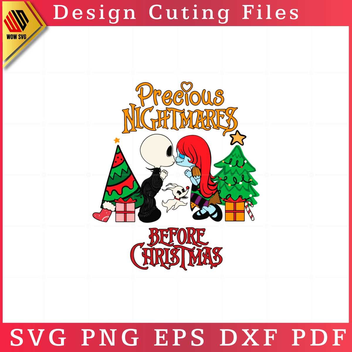 ArtStation - Jack And Sally Precious Nightmares Before Christmas Svg