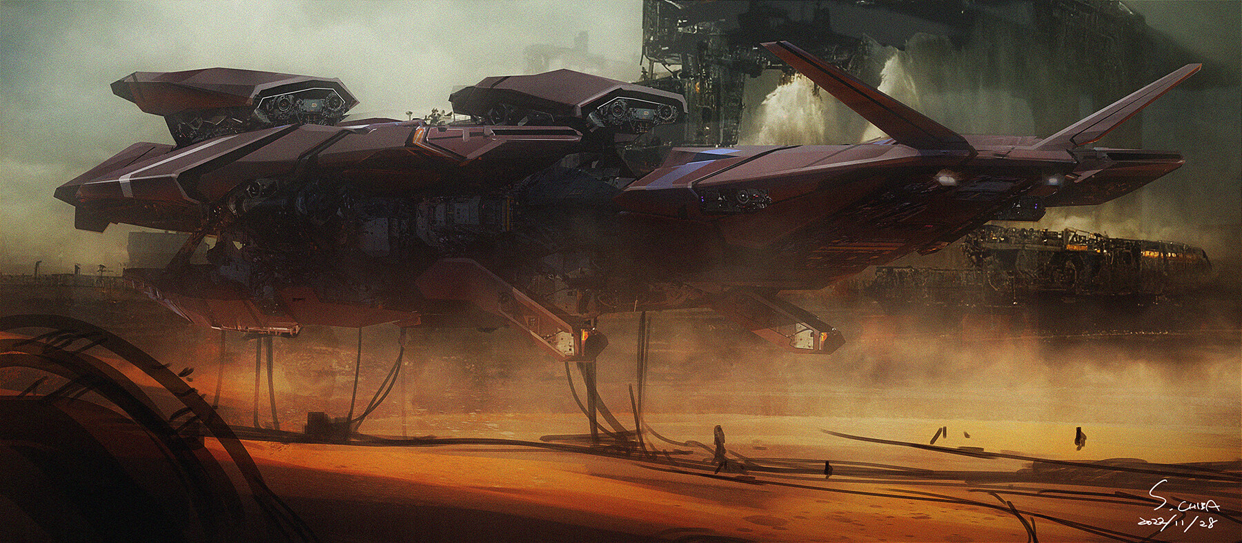 ArtStation - sci-fi concept Art 2Dpeint