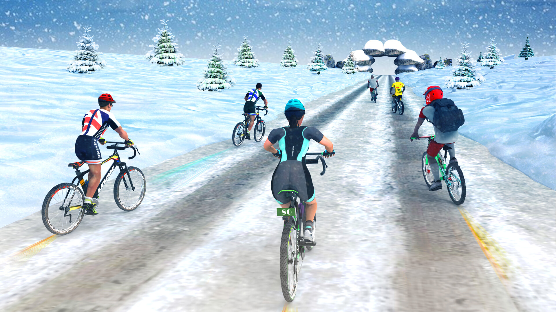 ArtStation - cycle racing game