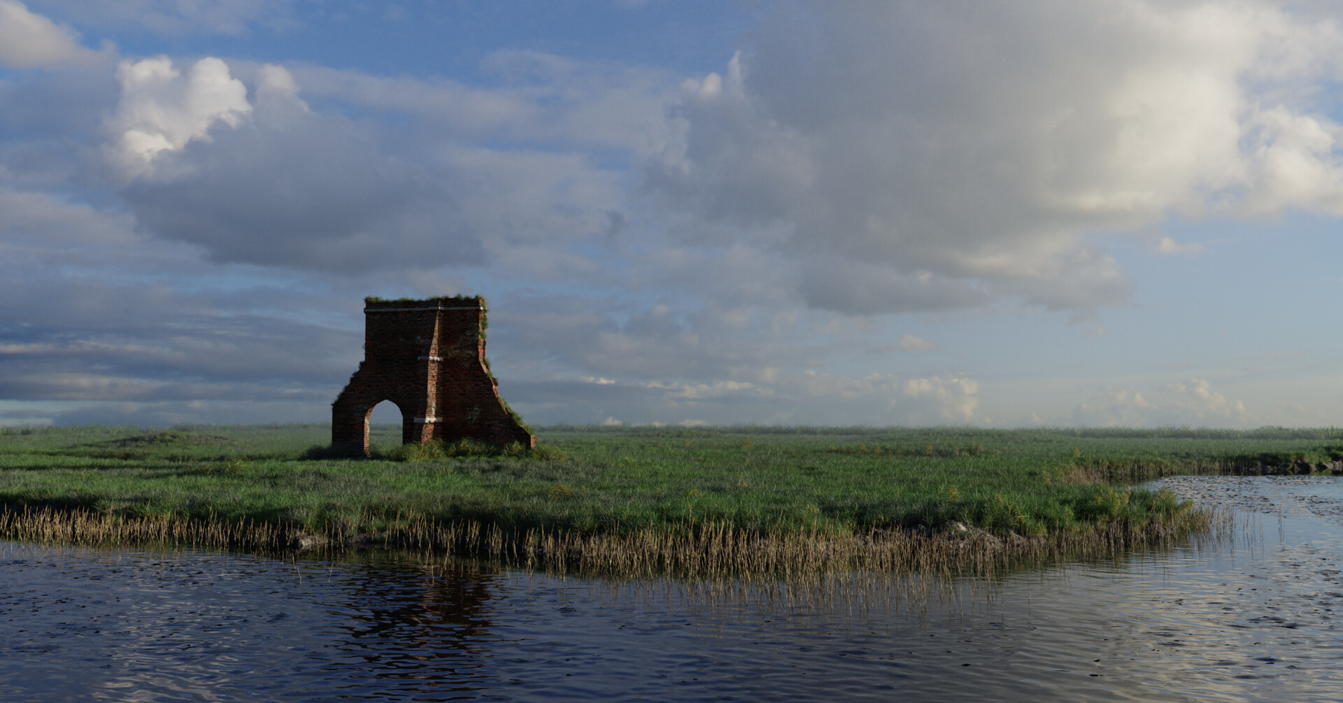 ArtStation - Udemy 3d environment modeling course work