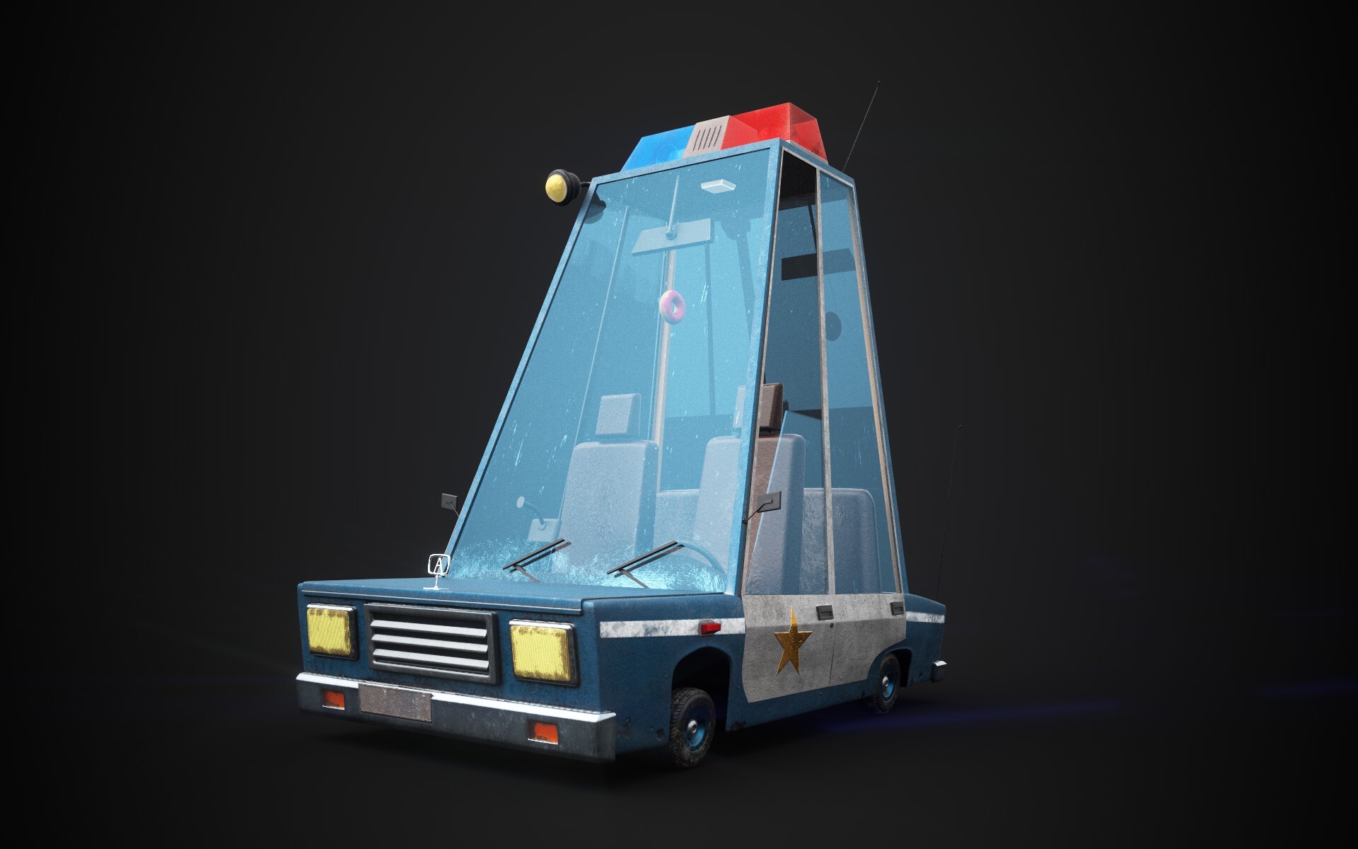 ArtStation - Police car_V02