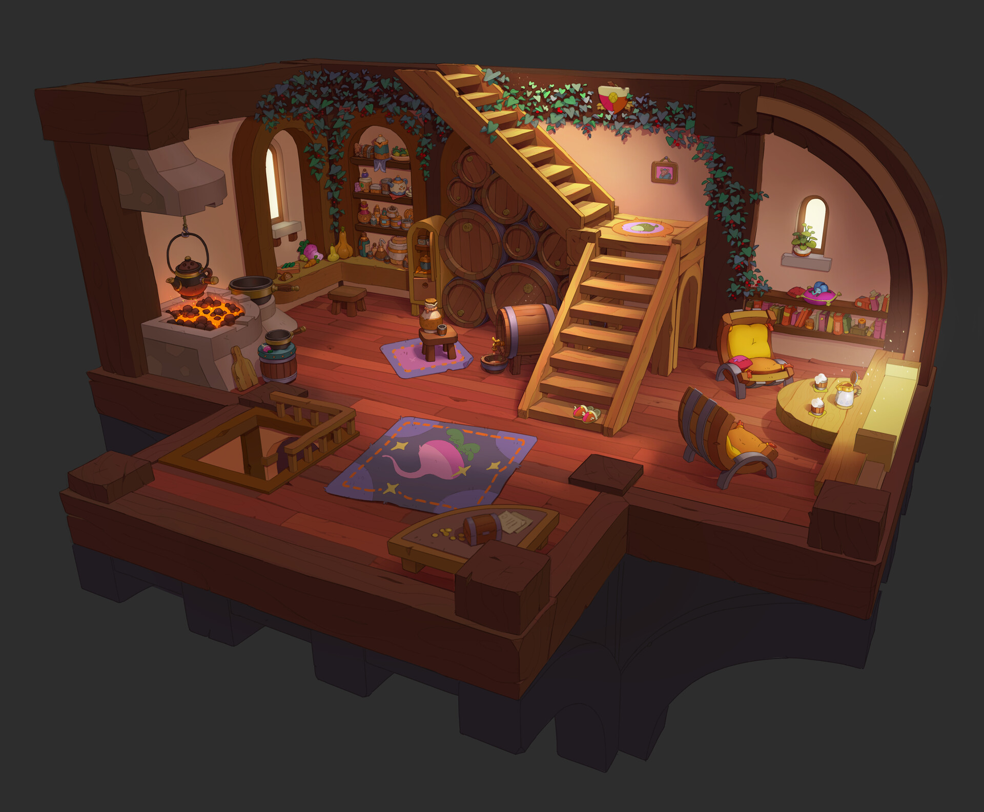 ArtStation - Cosy house