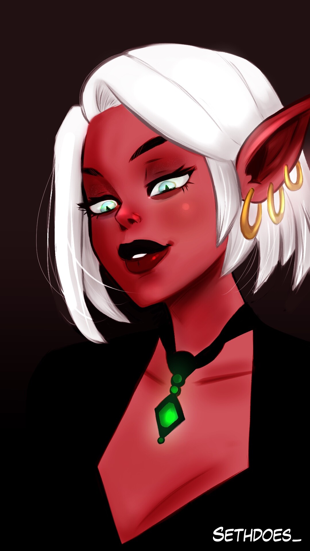 ArtStation - Demon Lady