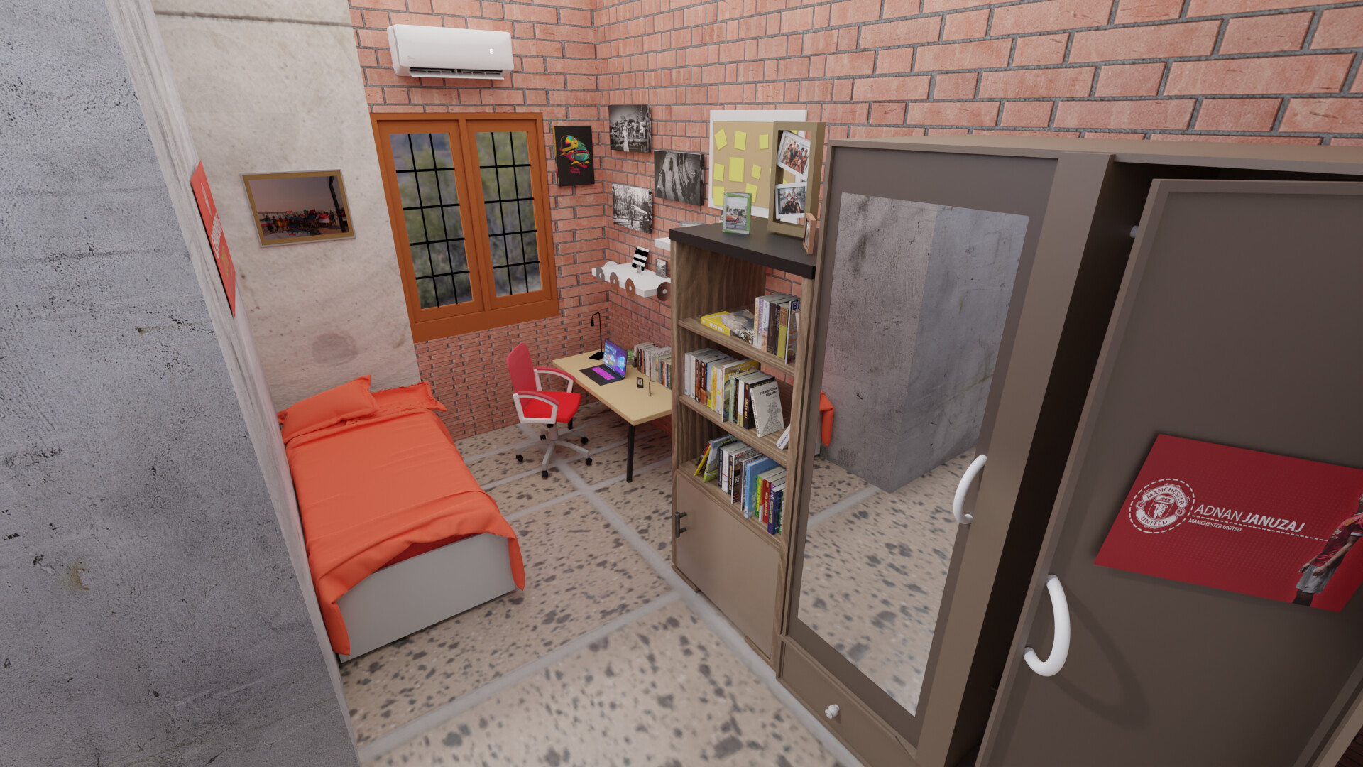 ArtStation - My Oversimplified Bedroom