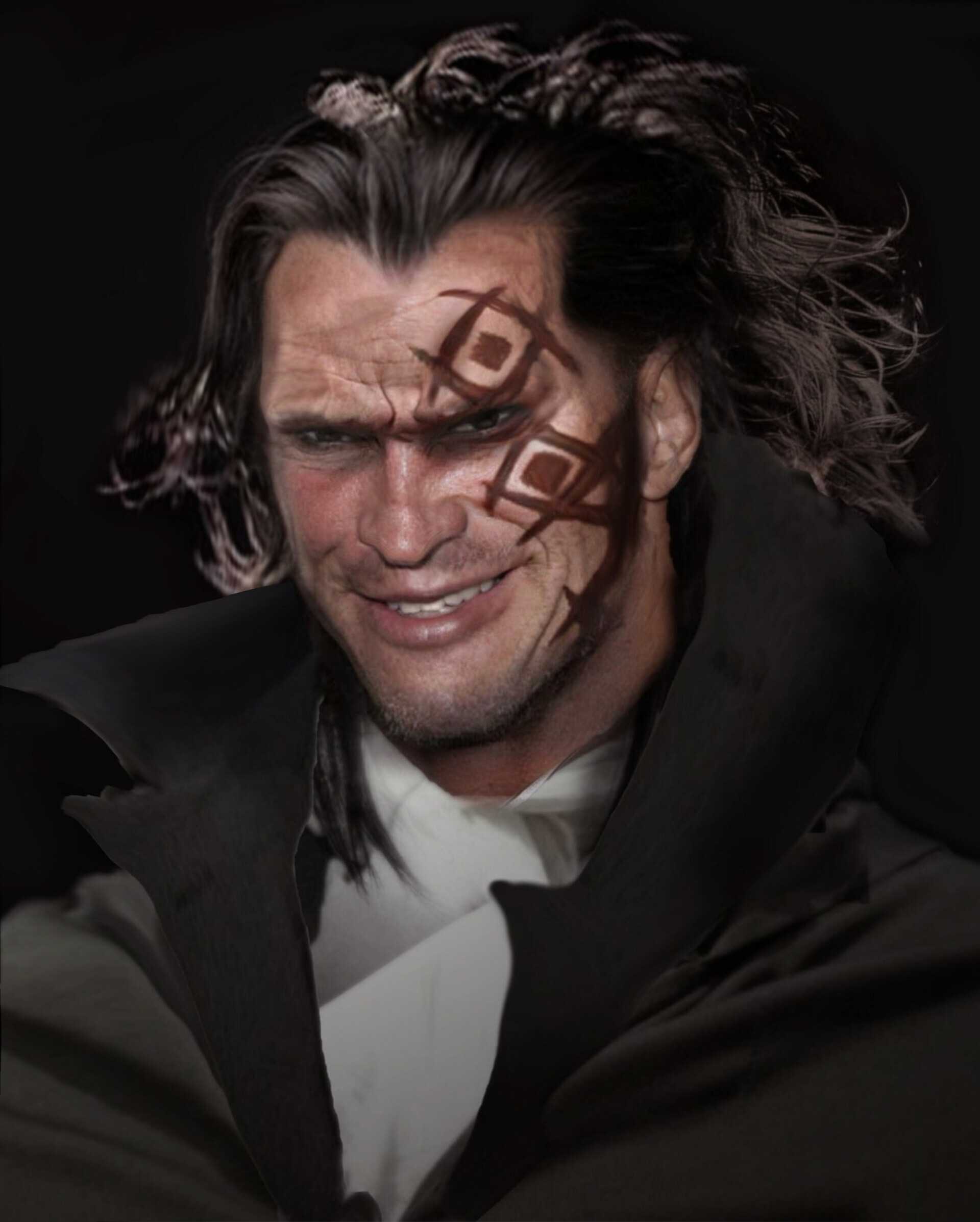 ArtStation - Monkey D. Dragon realistic portrait