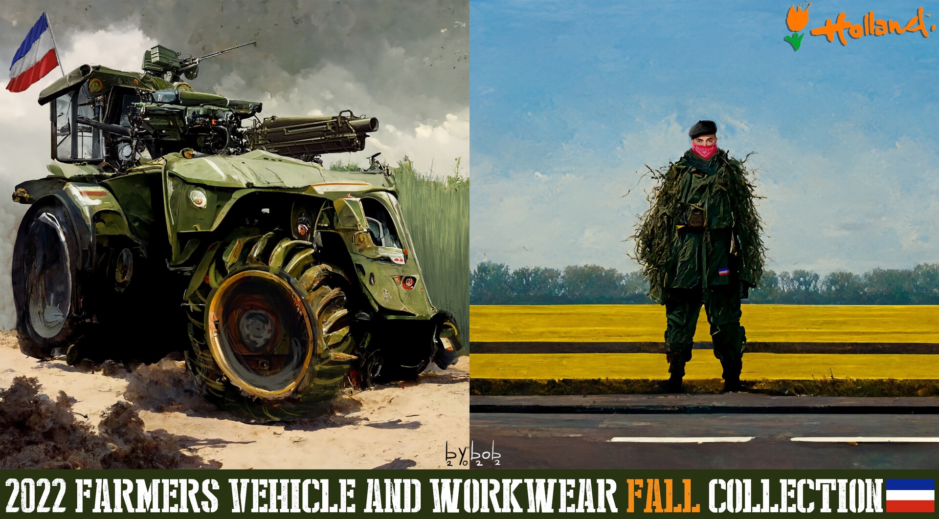ArtStation - The 2022 paramilitary Farmers Vehicle and Workwear ...