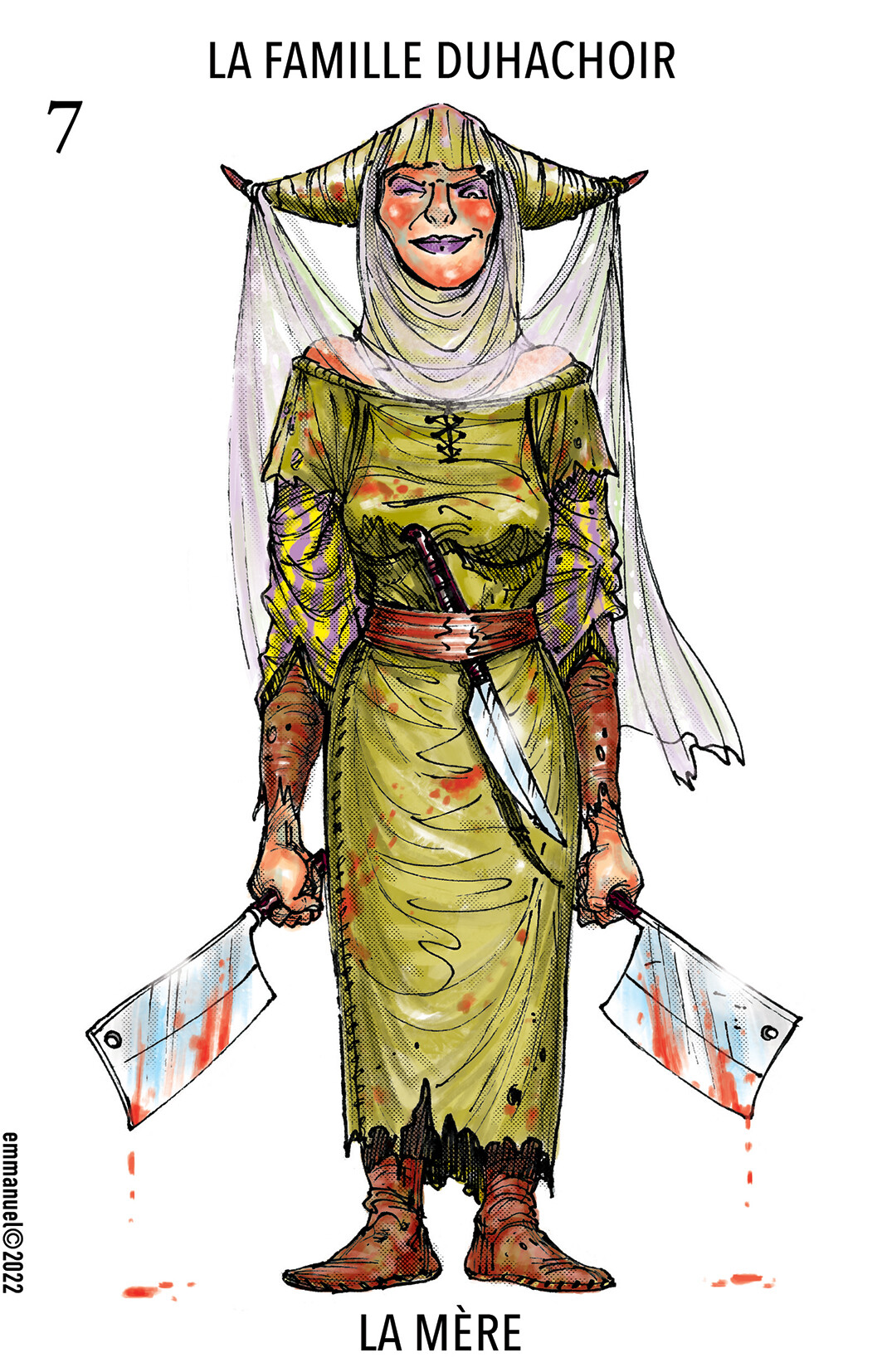 ArtStation - 🔪💀🔪« Dans la famille Duhachoir, je demande»...