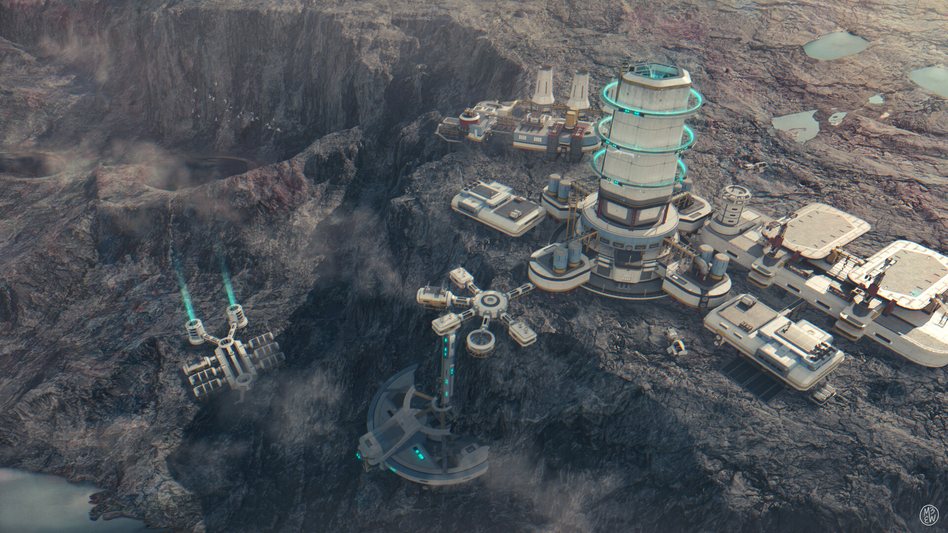 ArtStation - Base Camp - Mission to Minerva