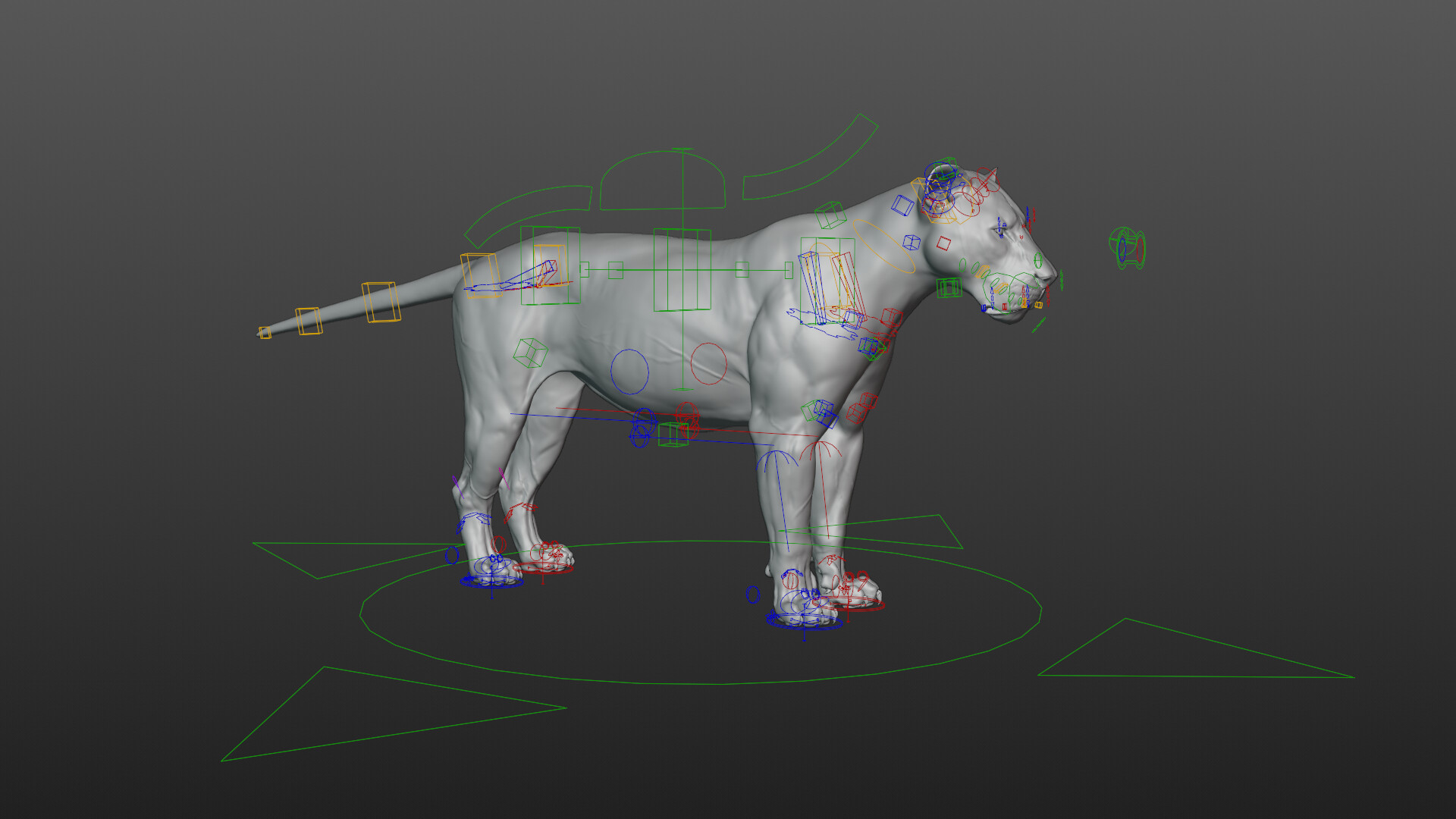 VFX models - Male Lion Show
