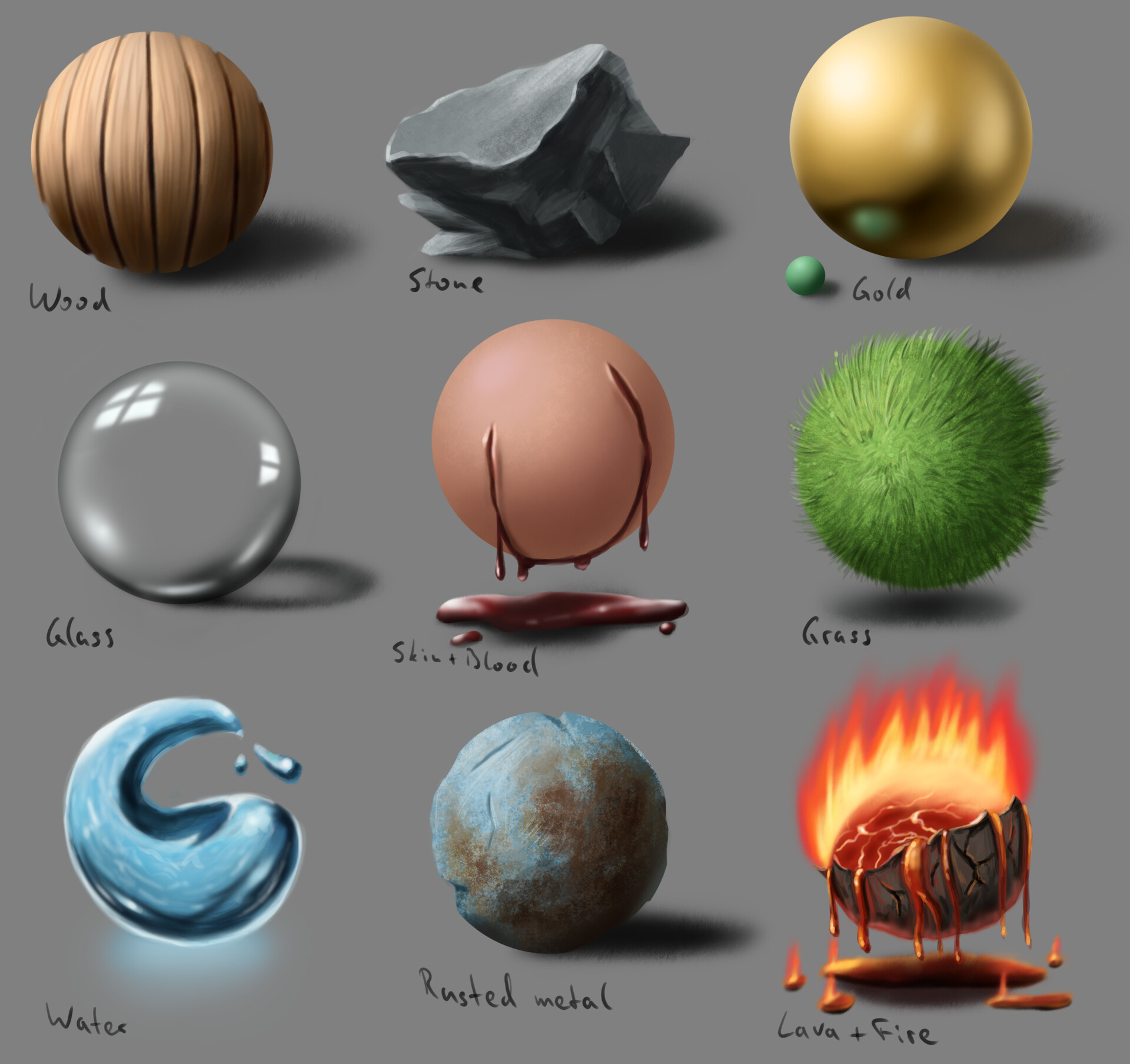 ArtStation - Material Studies 1