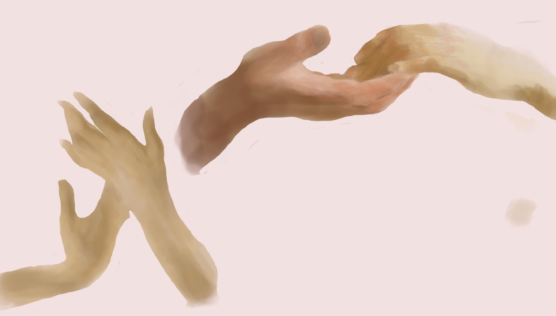 ArtStation - hand painting study