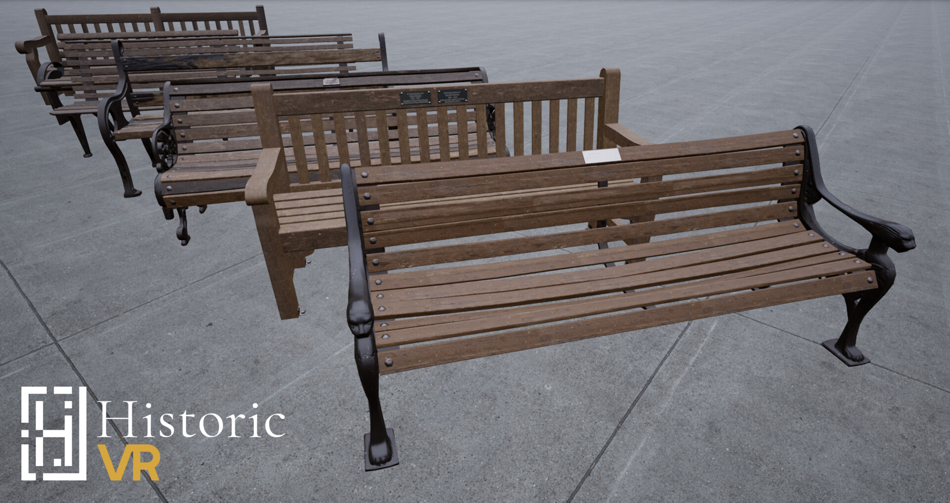 Anna Tateson - Guildford Benches: Historic VR