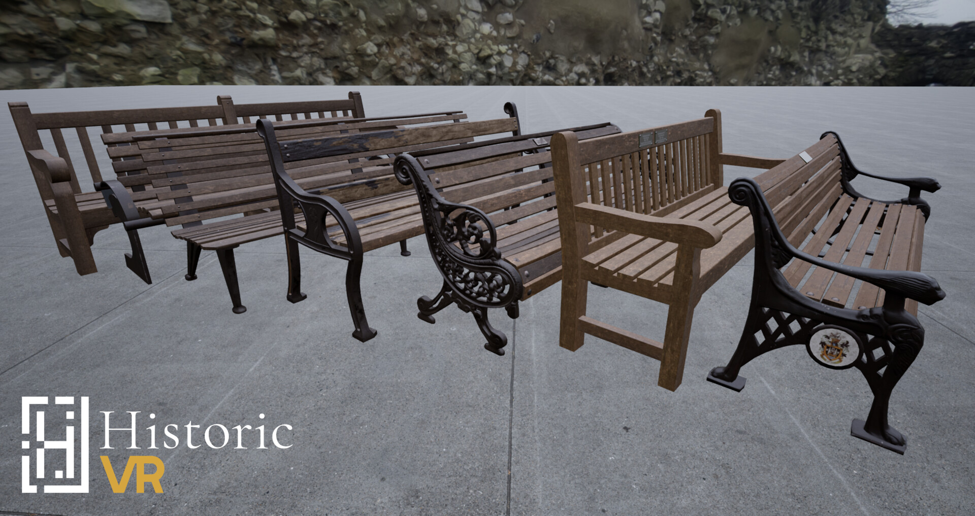 Anna Tateson - Guildford Benches: Historic VR