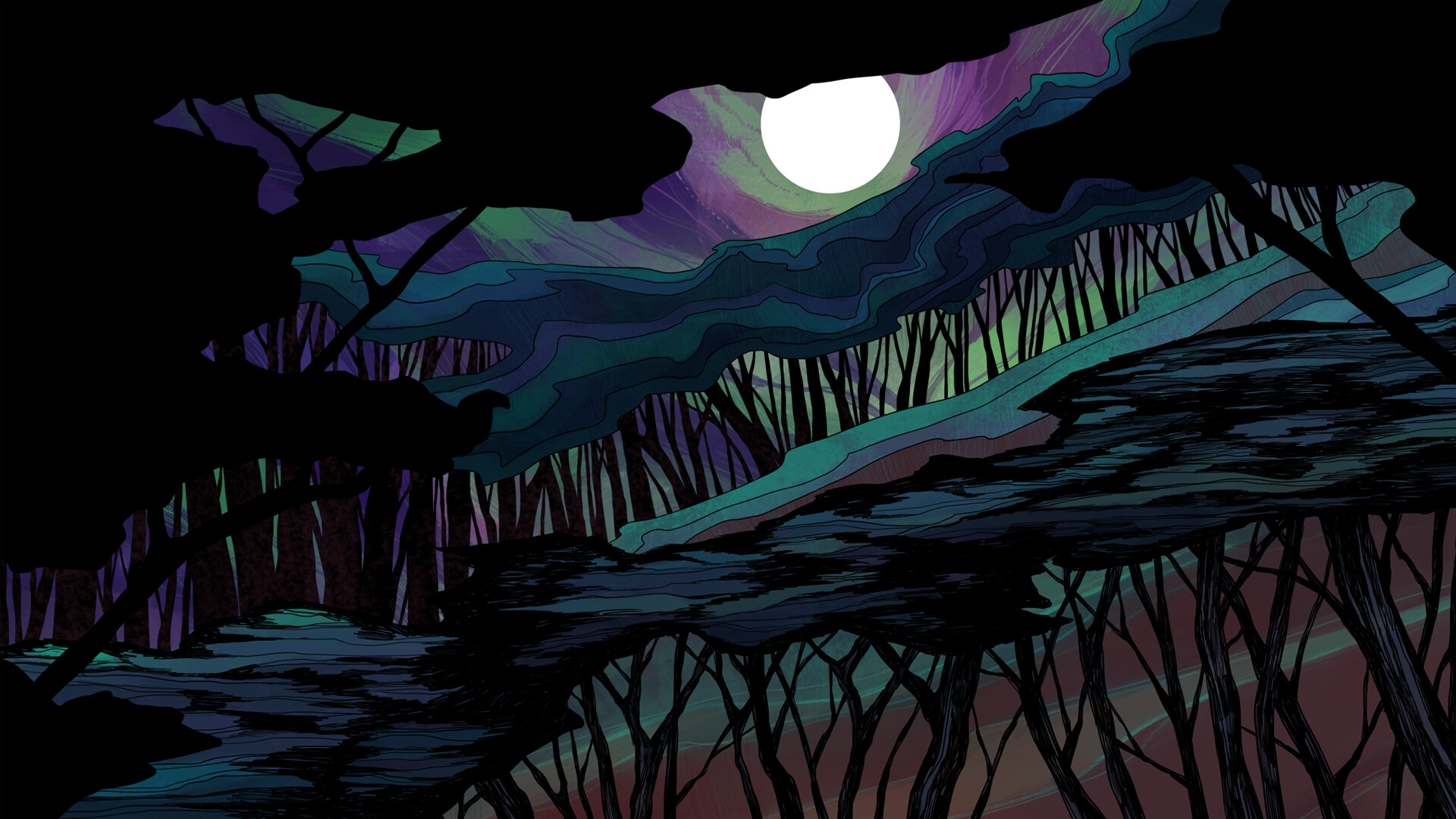 Alex Siwek - Artwork of Alder's Blood Video Game