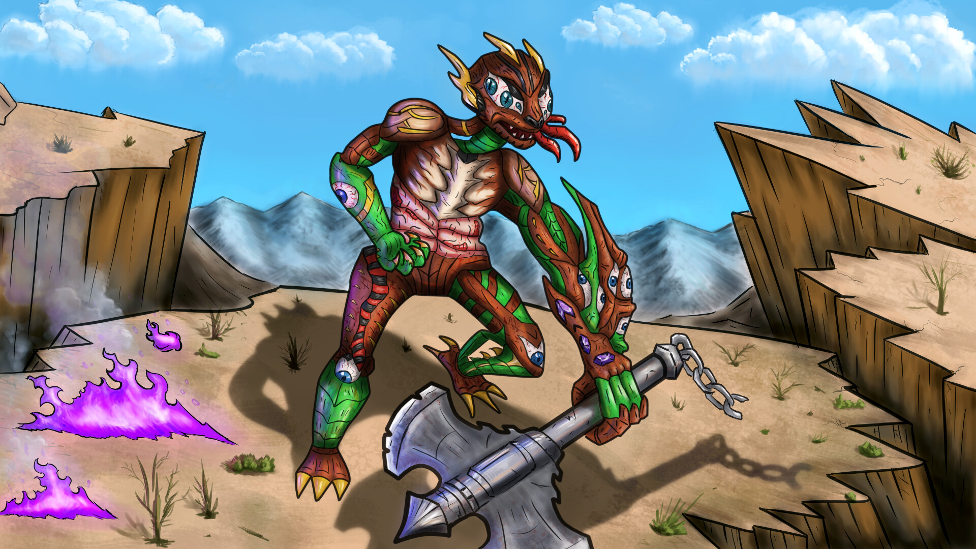 ArtStation - Demonic character illustration and concept art