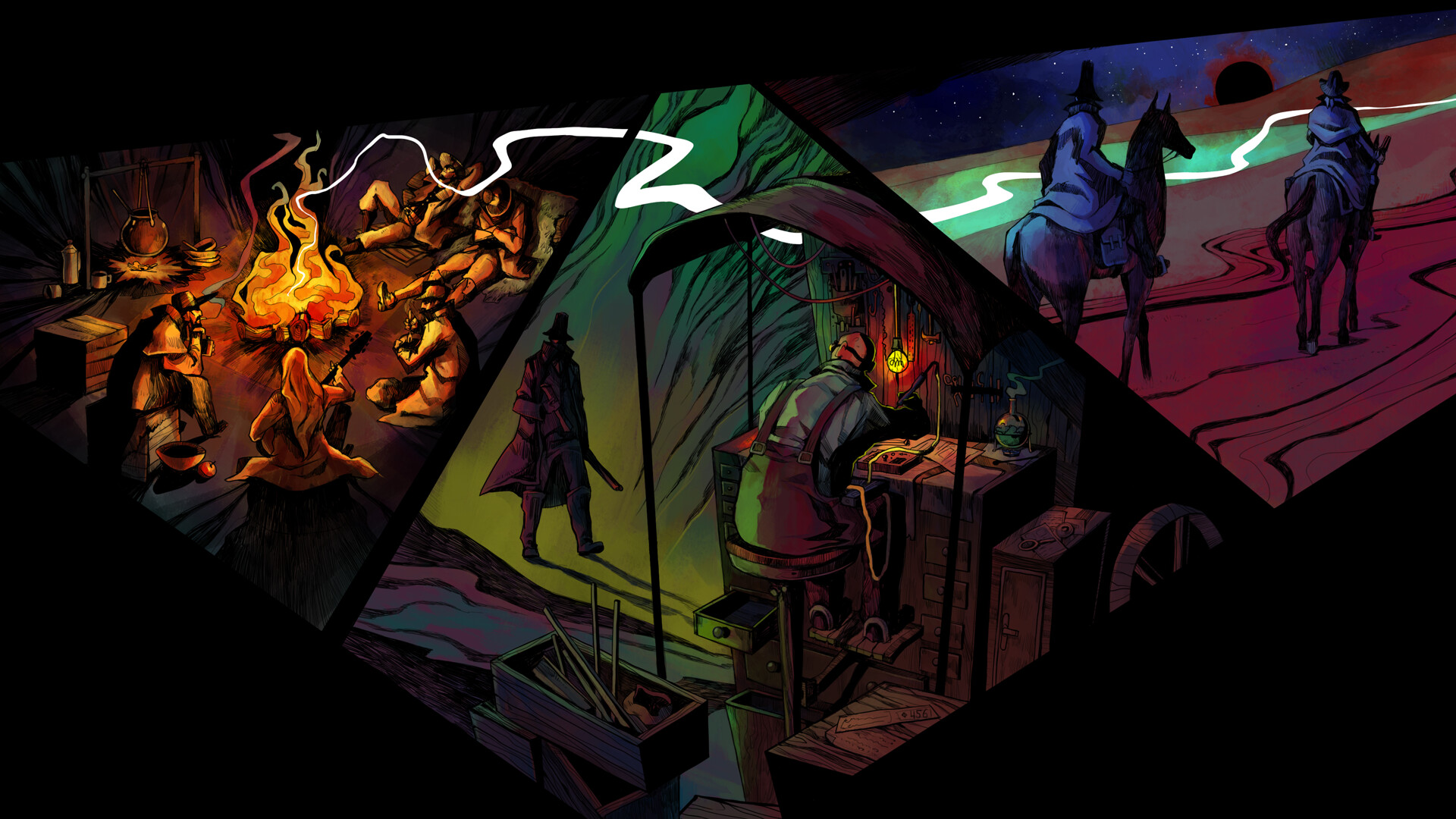 Alex Siwek - Artwork of Alder's Blood Video Game