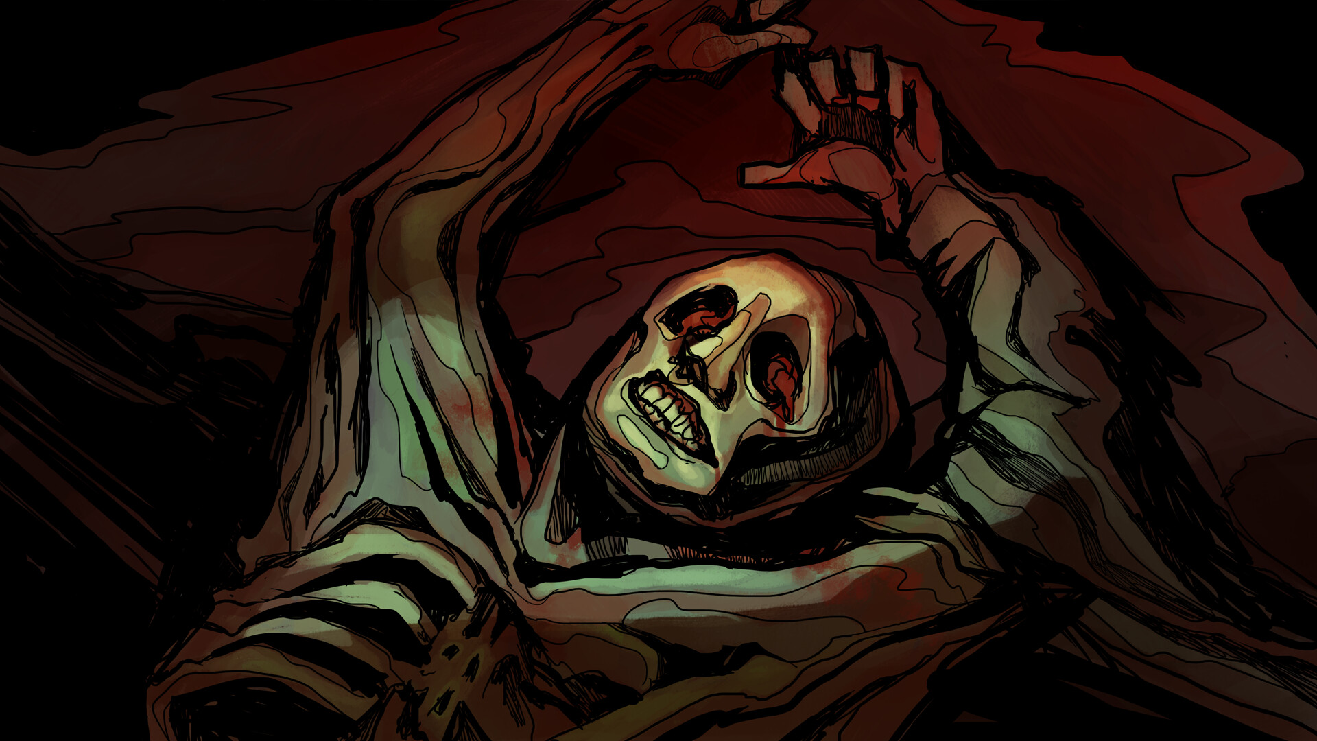 Alex Siwek - Artwork of Alder's Blood Video Game