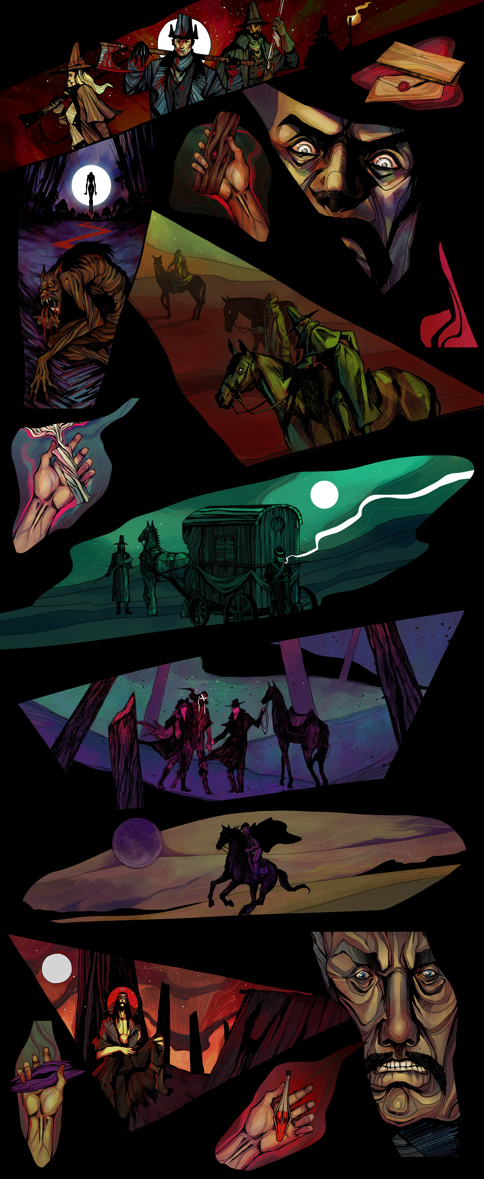 Alex Siwek - Artwork of Alder's Blood Video Game