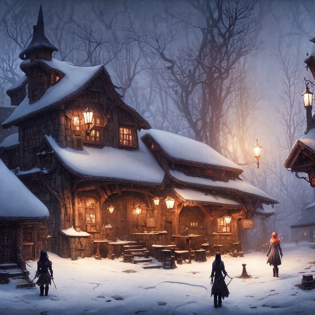 ArtStation - Winter Village
