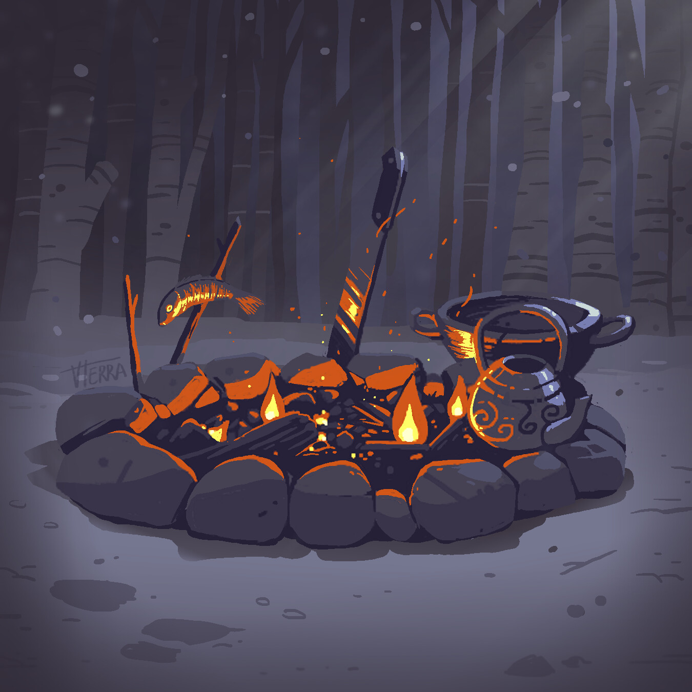 ArtStation - Campfire