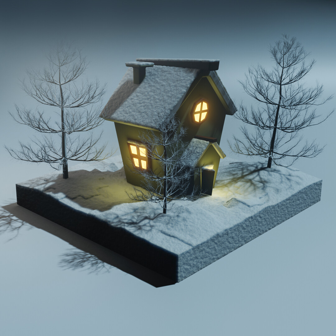 ArtStation - Snow House