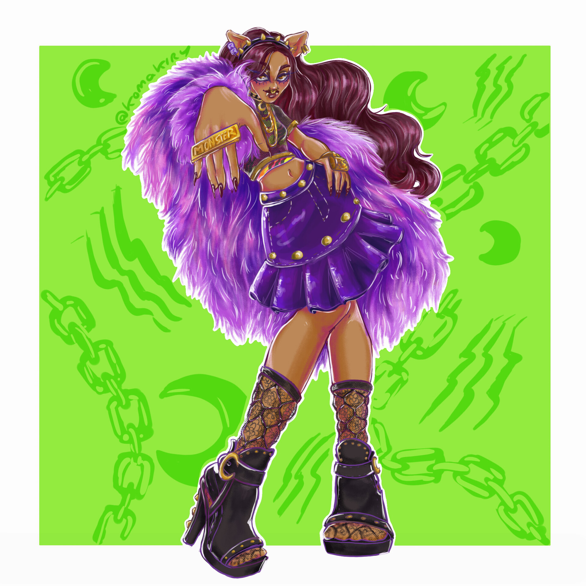 ArtStation - Clawdeen Haunt couture