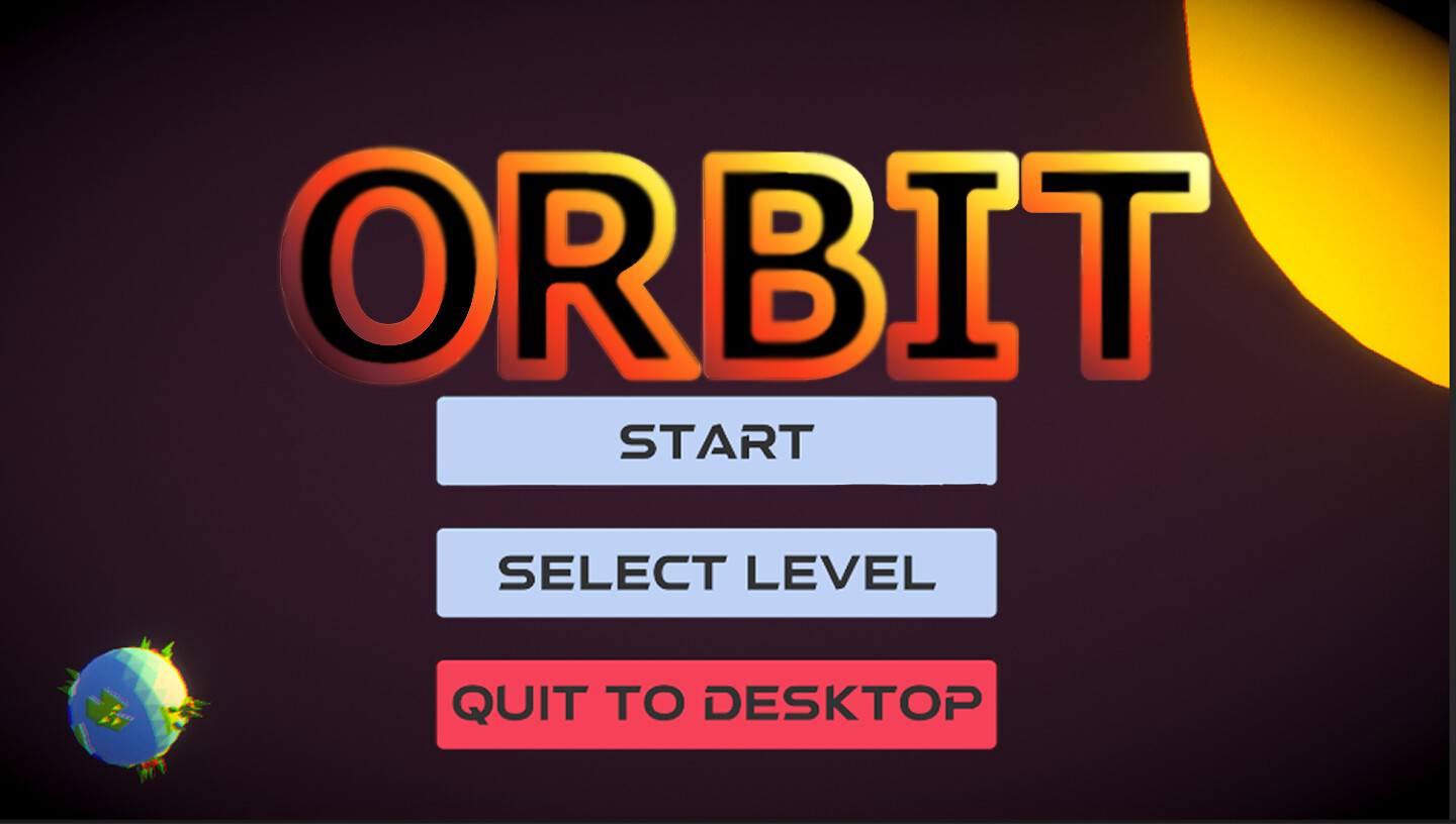 ArtStation - ORBIT - One Button Game Jam