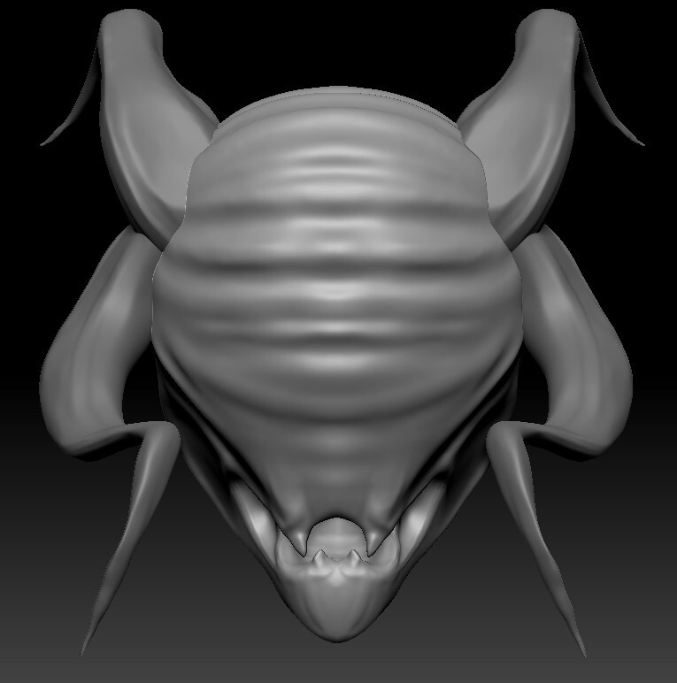 ArtStation - Alien Head (WIP)