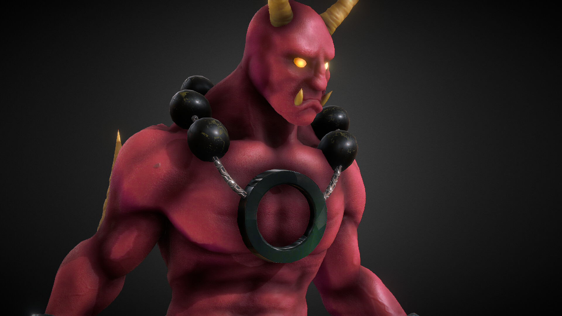 Anthony Pilcher - Oni Demon Game Model