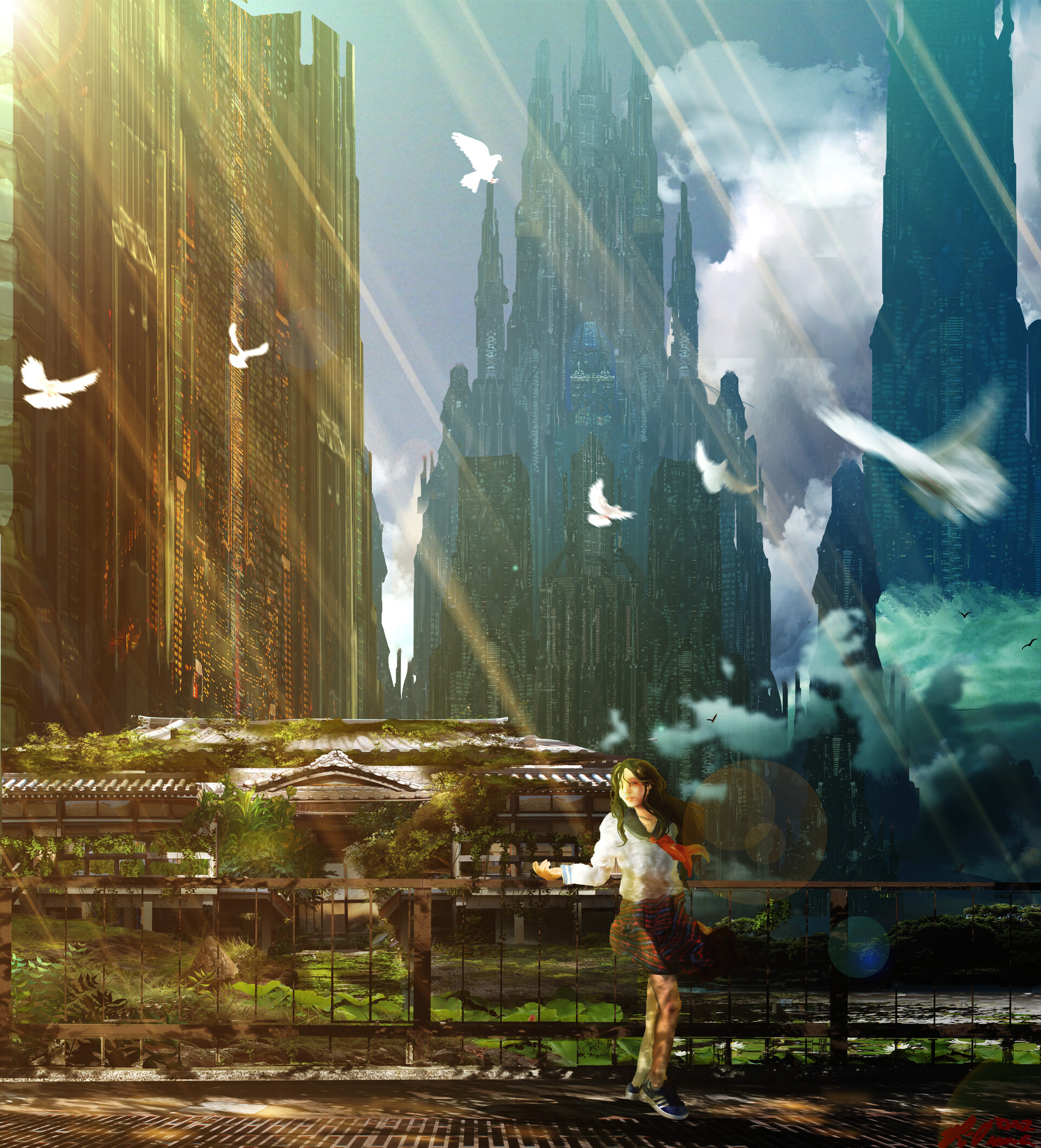 ArtStation - Waterfront of grace