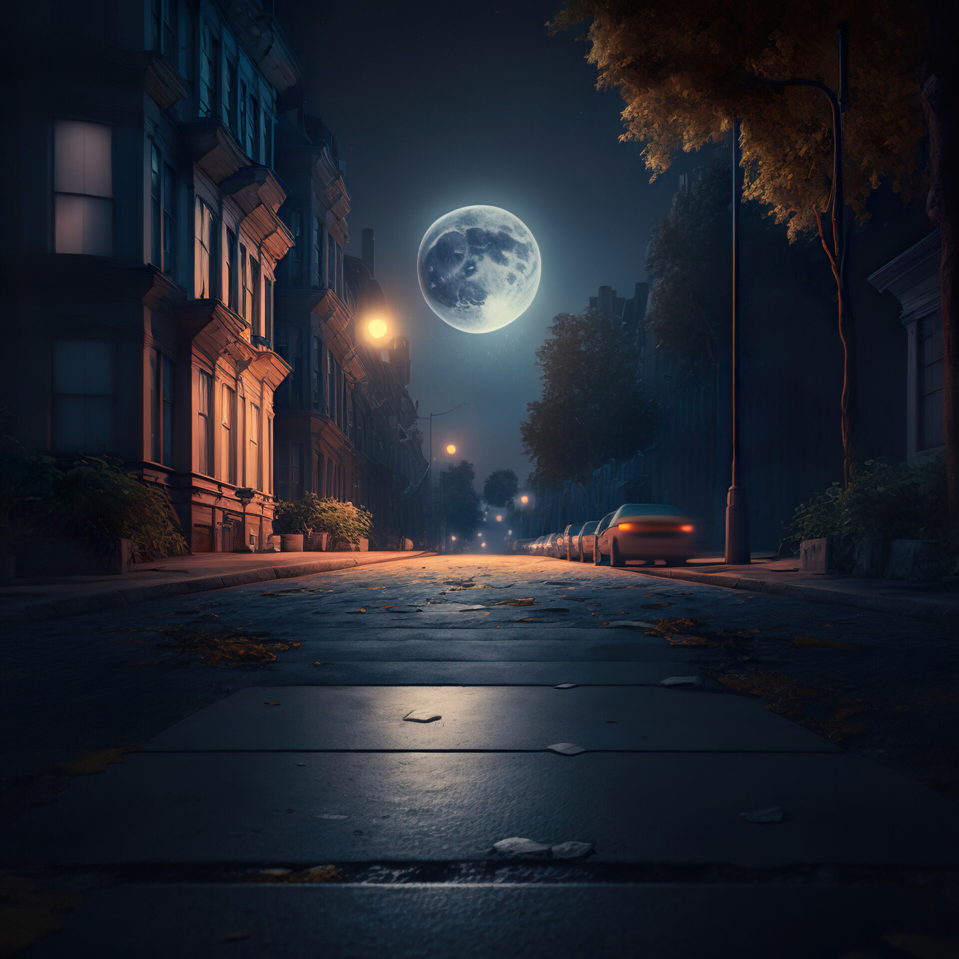 ArtStation - Realistic City Night Environment